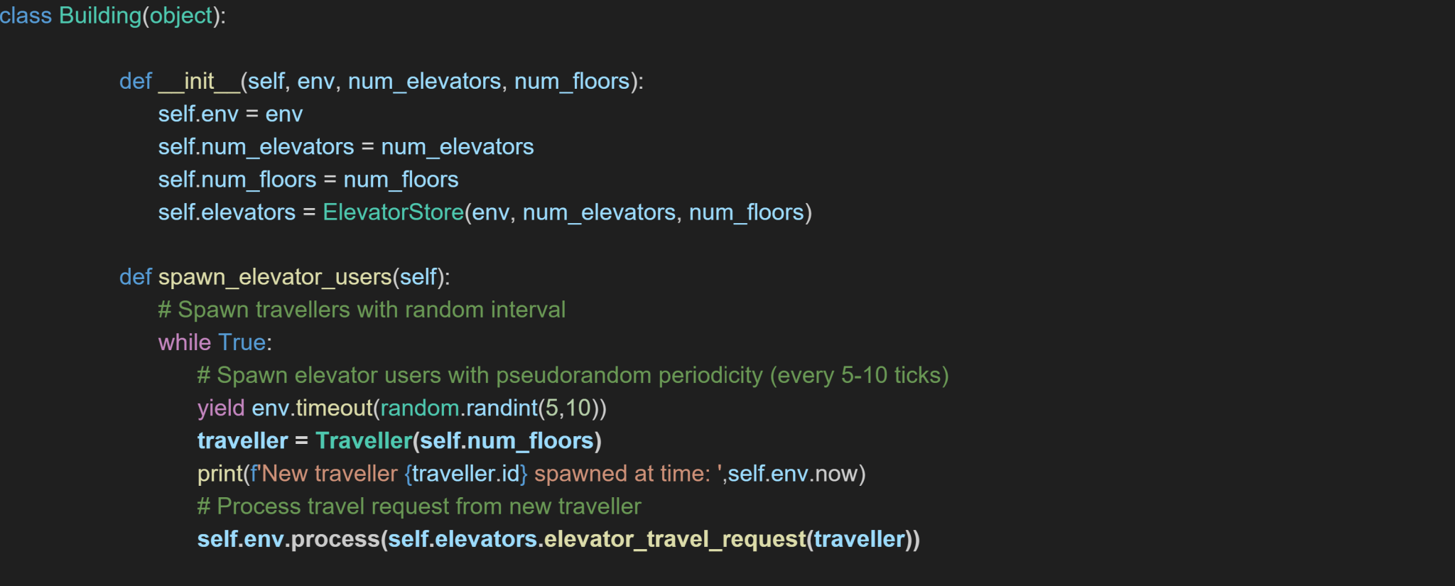 SimPy - Discrete Event Based Digital Twin — Combine